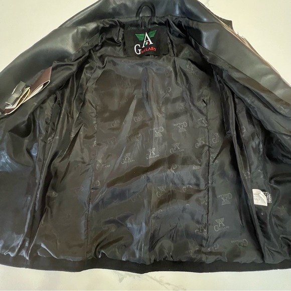 Jackets & Coats | Nwt G A Milano Black Suede Faux Leather Trim Jacket ...